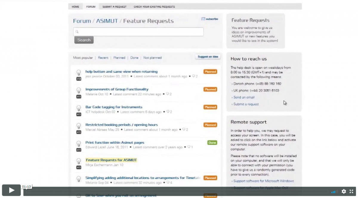 Tips & How to’s – ASIMUT software